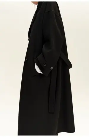 Bimba Y Lola Belted Double-face Wool Coat
