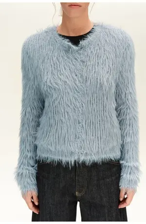 Bimba Y Lola Straight Cardigan From Fur