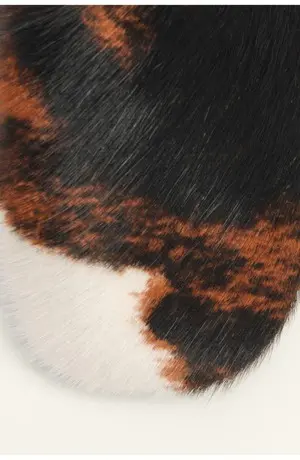 Bimba Y Lola Cow Print Fur Mule
