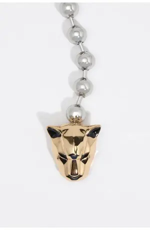Bimba Y Lola Chain Necklace With Panther Head