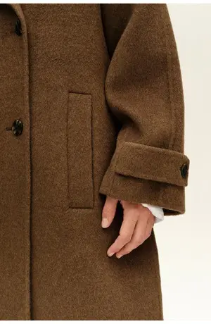 Bimba Y Lola Double-face Wool Belted Coat
