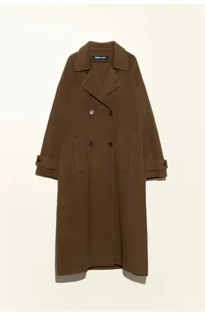 Bimba Y Lola Double-face Wool Belted Coat