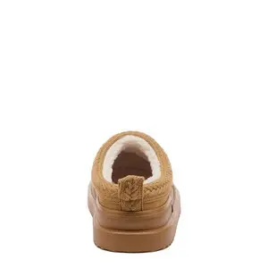 ROCKET DOG Relax Faux Suede Braided Collar Mule Slippers - Camel