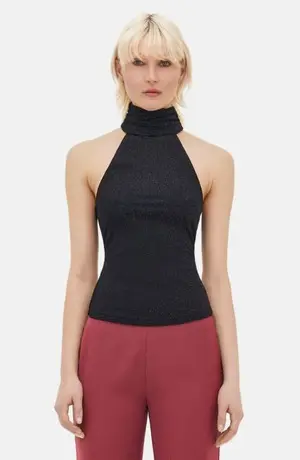 OW Tina Halter Top - Black