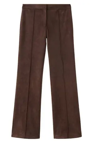 Mango Seamed Knit Trousers
