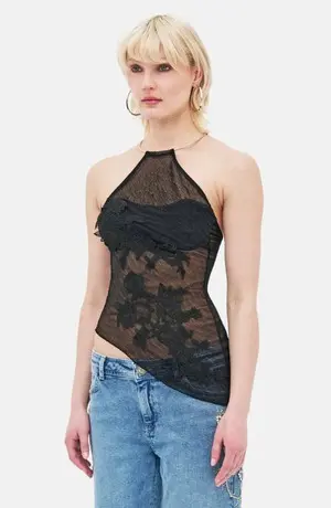 OW Angela Mesh Top
