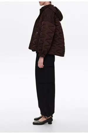 Bimba Y Lola Short Padded A-line Trench