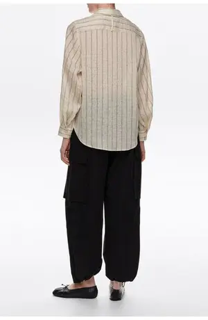 Bimba Y Lola Straight-cut Textured Shirt