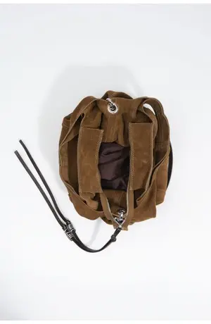 Bimba Y Lola Medium Sized Suede Paper Bag