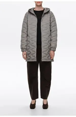 Bimba Y Lola Mid-length Puffer Jacket - Grey