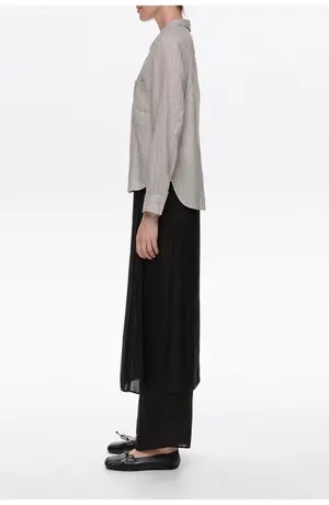 Bimba Y Lola Straight-cut Cotton Blend Shirt