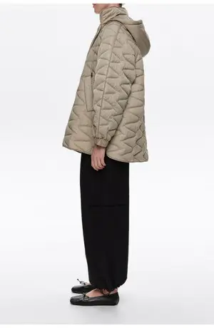Bimba Y Lola Padded A-line Trench Coat