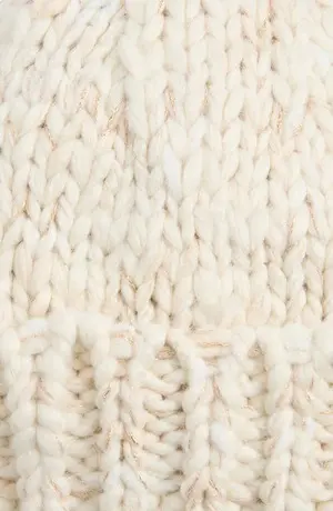 Treasure & Bond Textured Lurex Beanie