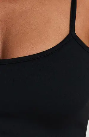Princess Polly Daily Define Thin Strap Tank Top - Black