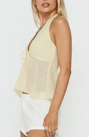Princess Polly Billboards Floaty Halter Top