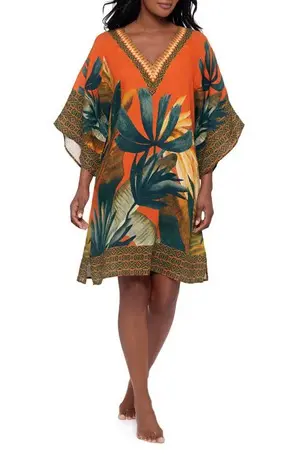 Miraclesuit Tropicale Sole Linen Cover-up Tunic - Mlt