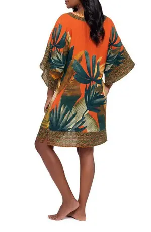 Miraclesuit Tropicale Sole Linen Cover-up Tunic