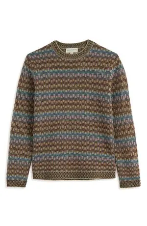 SEASALT CORNWALL Hevva Geometric Crewneck Sweater