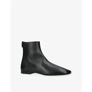 TOTEME Contour Leather Ankle Boots