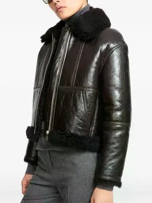 YVES SALOMON Varnished Shearling Jacket