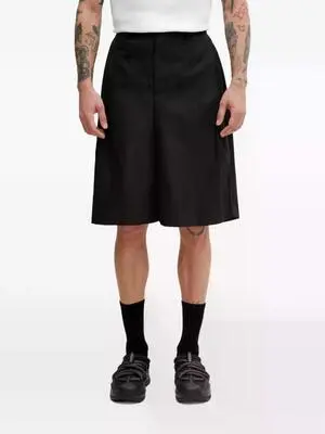 ADER ERROR Pleated Knee-length Shorts - Black