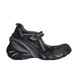 Balenciaga Wmns Hydra Mary Jane Slip-on Sneakers Dark Grey