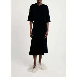 Erdem Embellished Velvet Elbow-sleeve Bolero Jacket