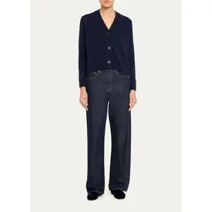 Khaite Velvet Mary Janes - Midnight
