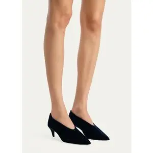Khaite Miriam 50mm Velvet Pumps