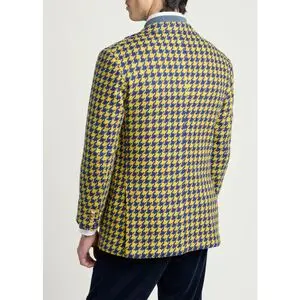 Kiton Cashmere Houndstooth Two-button Sport Coat