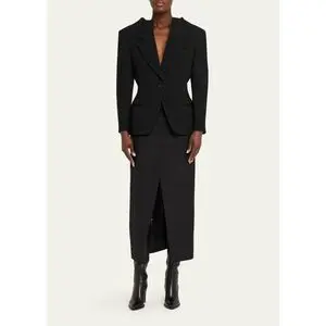 Givenchy Single-breasted Slashed Jacket