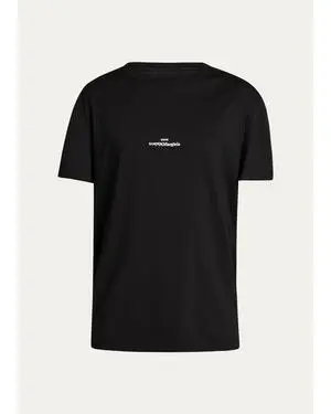 MAISON MARGIELA Cotton Logo T-shirt - Black