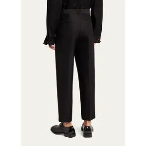 Bottega Veneta Wool Mohair Flat-front Trousers