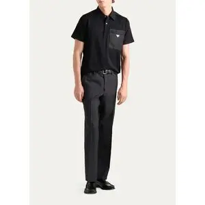 Prada Re-nylon Pocket Polo Shirt