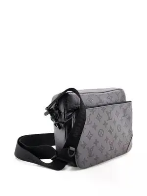LOUIS VUITTON Trio Messenger Bag Monogram Shadow Leather Crossbody Bag