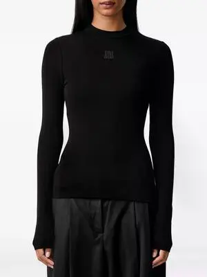 WRSTBHVR Logo-patch Long-sleeve T-shirt