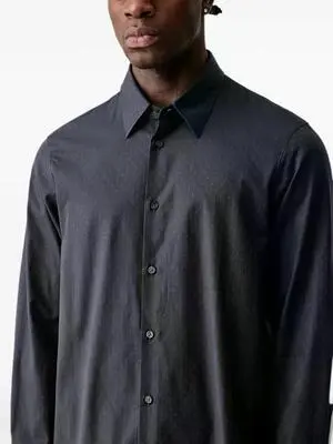 Armani Exchange Monogram-pattern Long-sleeve Shirt