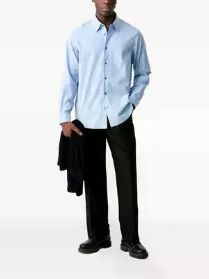 Armani Exchange Monogram-print Shirt - Blue