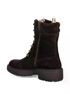 Liu Jo Lace-up Suede Boots