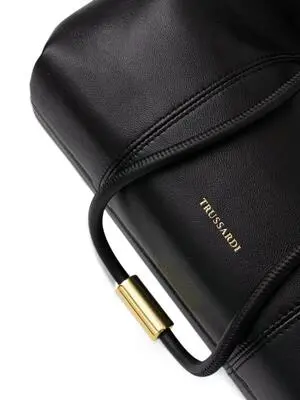TRUSSARDI Orbita Logo-print Leather Tote Bag