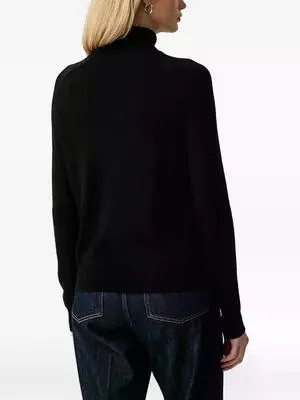 TRUSSARDI Golf Logo-embroidered Roll-neck Sweater