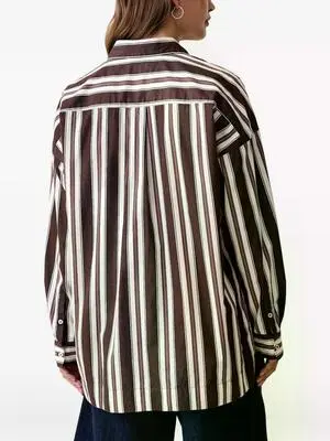 Marc O'polo Vertical-stripe Long-sleeve Shirt