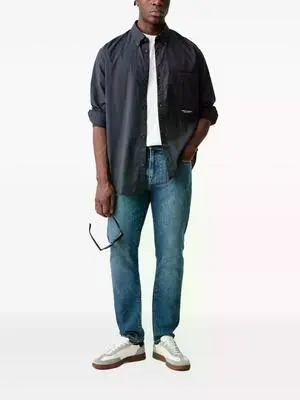 Armani Exchange Gingham-check Button-down Shirt