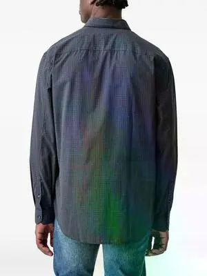 Armani Exchange Gingham-check Button-down Shirt