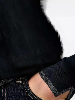 Liu Jo Turtleneck Sweater With Profili Lurex