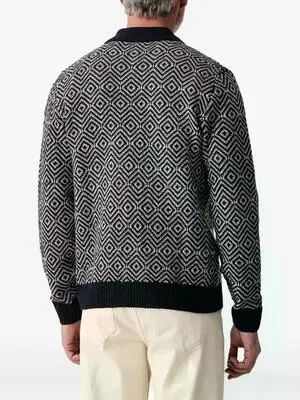 Lindbergh Geometric-patterned Cardigan