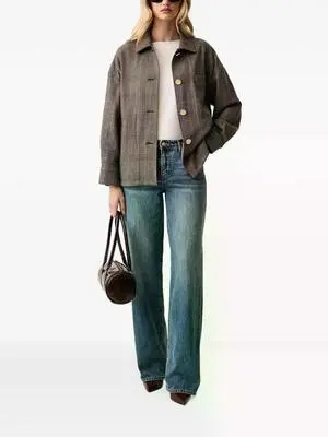 Armani Exchange Oversized Faded Straight-leg Jeans