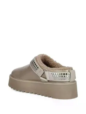 Pinko Studded Platform Slippers