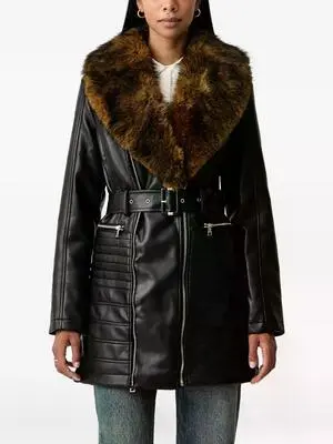 FRACOMINA Belted Coat - Black