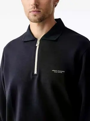 Armani Exchange Long-sleeve Polo Shirt